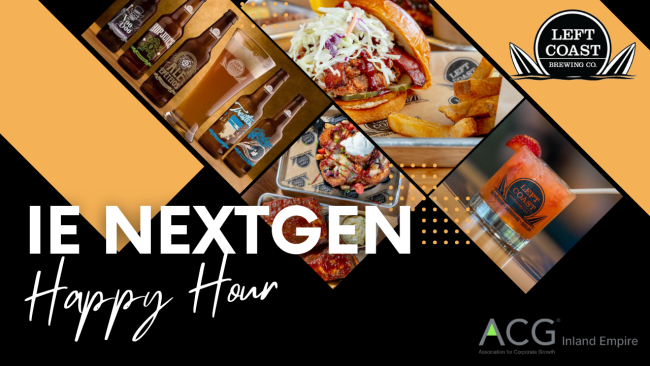 ACGIE | NextGen Happy Hour | 08.28.25 | ACG Inland Empire Network
